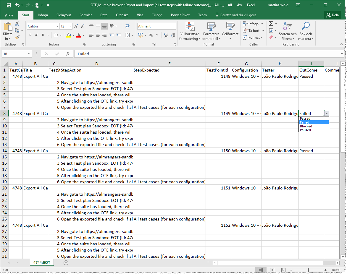 Test Plan Template Excel For Your Needs